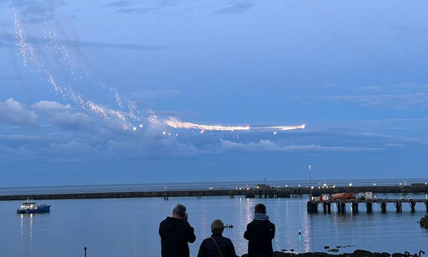 WATCH: Firebirds and Fireworks light up the sky for Scottish Week