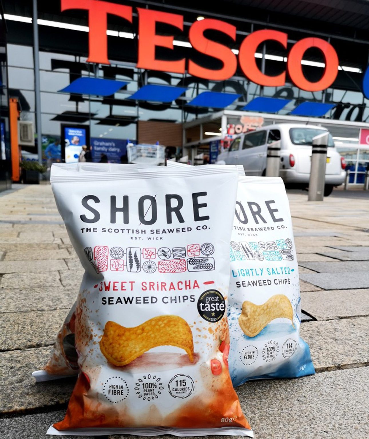 Shore seaweed crisps to appear on Tesco and Morrison shelves