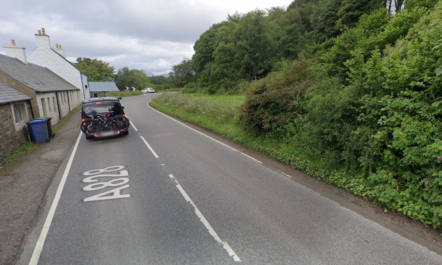 A828 reopens following crash at Appin north of Oban