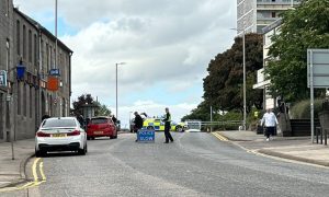 Gallowgate in Aberdeen sealed off due to major incident