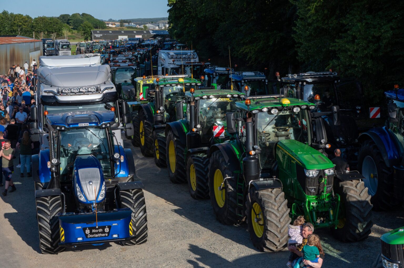 In pictures: 'Doddie the iCON' leads Sandy Duffus' Tractor Run