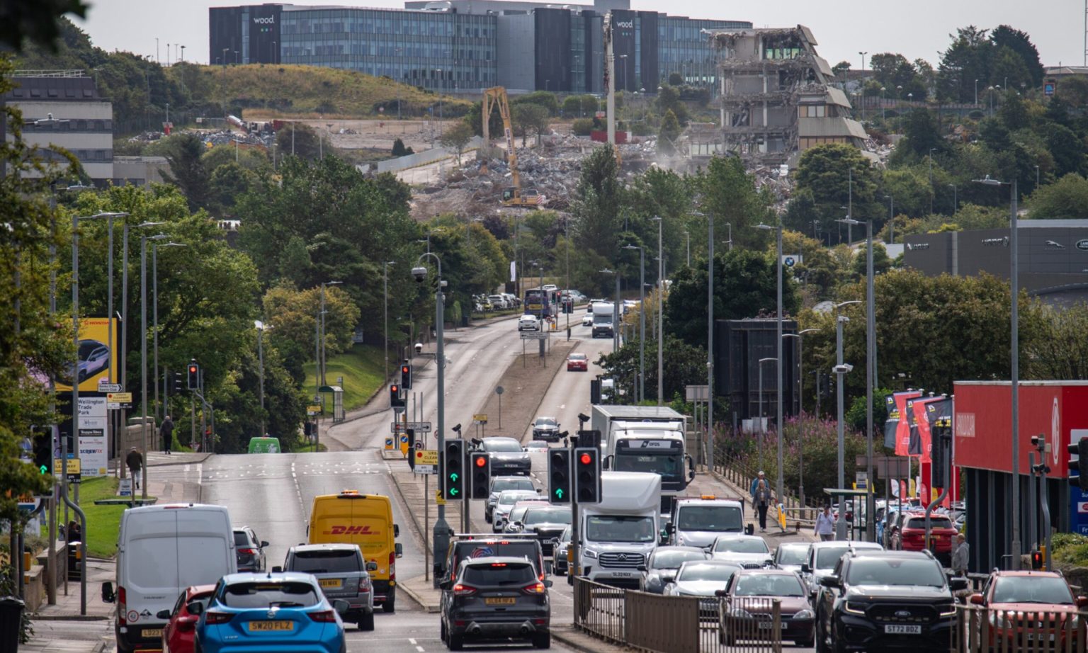 Aberdeen Shell demolition latest captured in new images