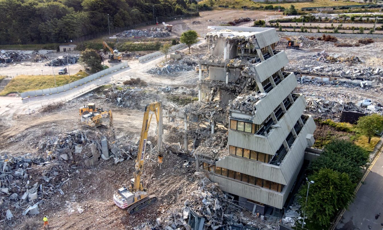 Aberdeen Shell demolition latest captured in new images