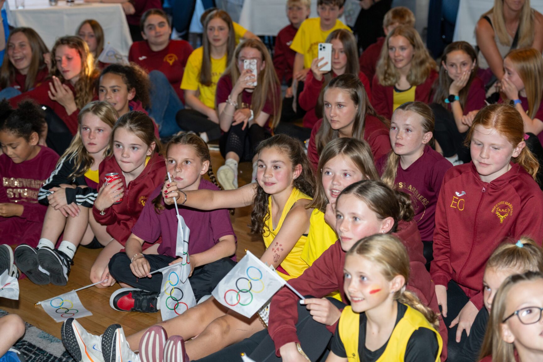 Crowd cheers on Inverness athlete Megan Keith at Olympic final