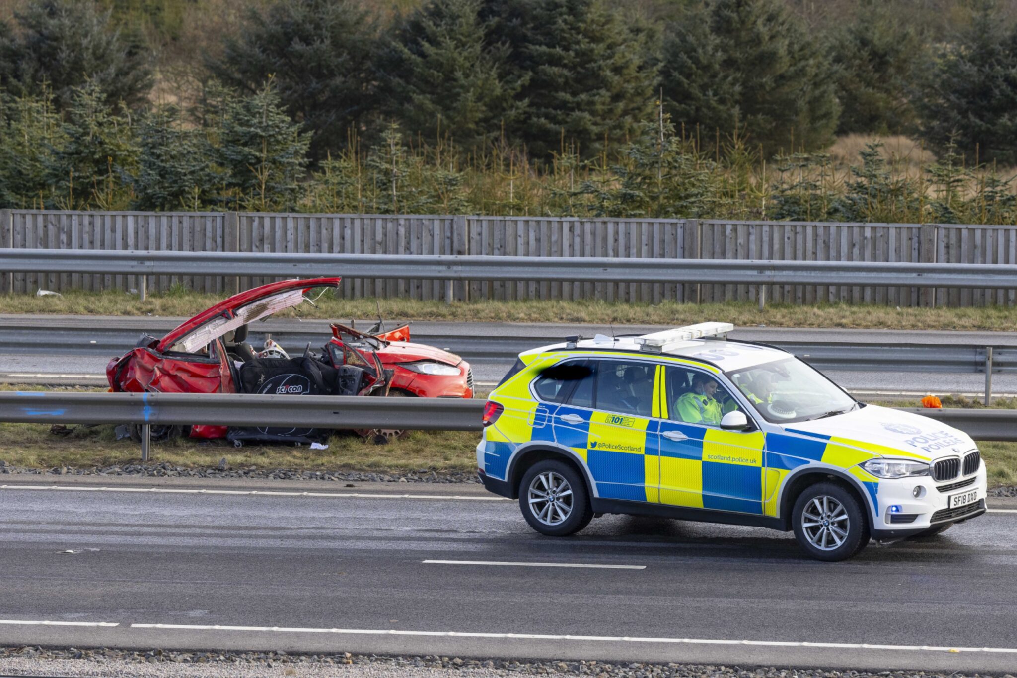 Accused danger driver claims he swapped seats after A90 crash
