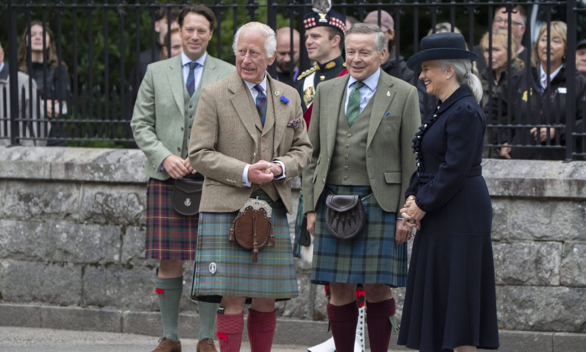 Tourists catch a surprise glimpse of King Charles at Balmoral