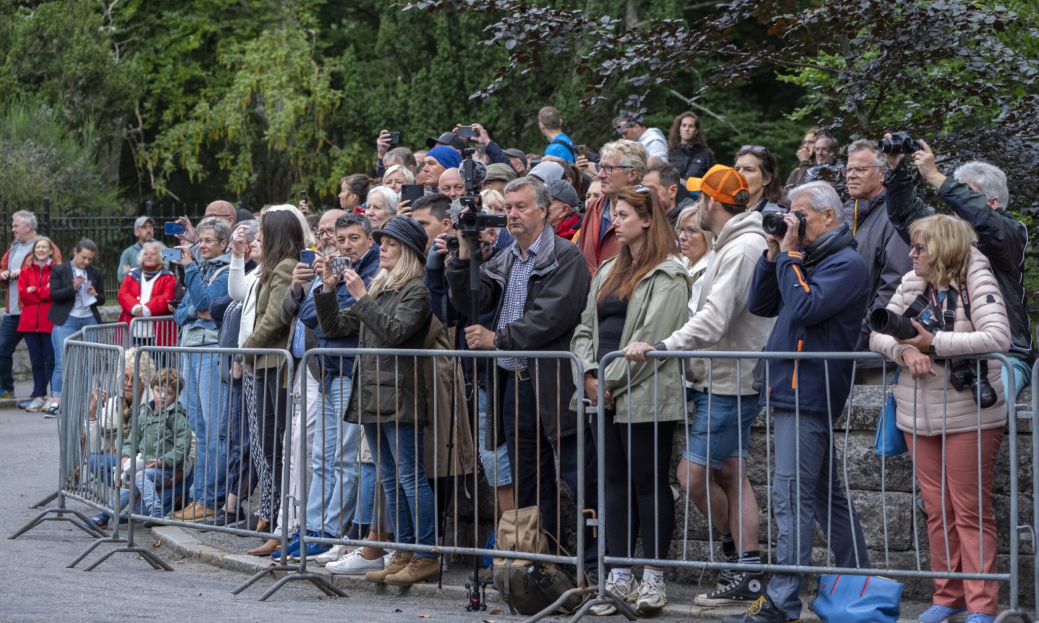 Tourists catch a surprise glimpse of King Charles at Balmoral