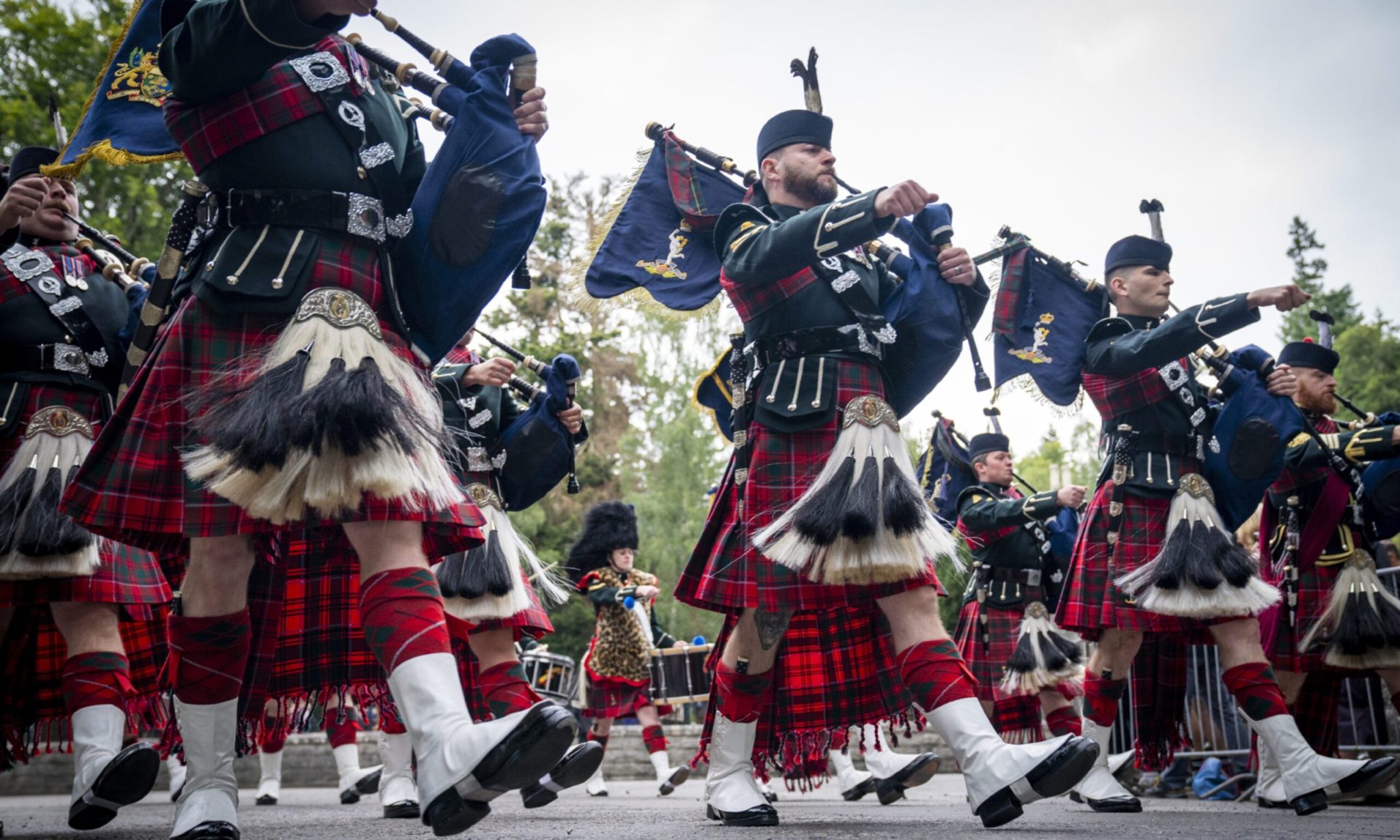 Tourists catch a surprise glimpse of King Charles at Balmoral