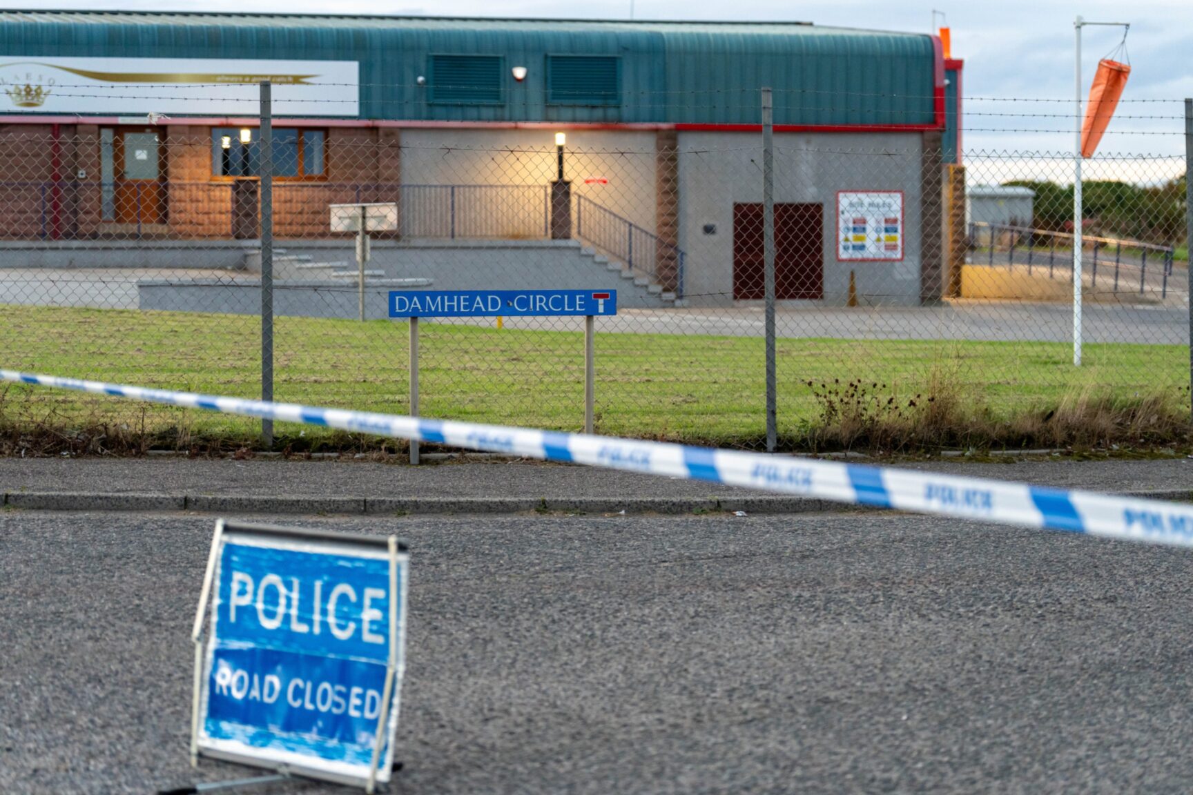 Police lock down industrial estate in Peterhead amid bomb scare