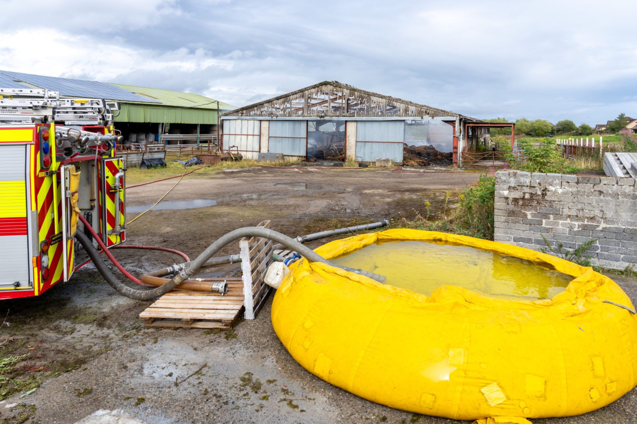 Firefighters at scene of 'large' blaze in Alness for 24 hours
