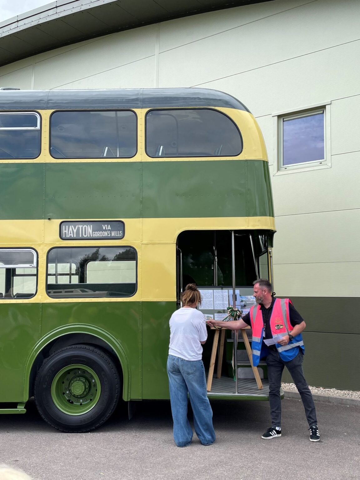 Alford Bus Collection unveil restored bus in tribute to founder