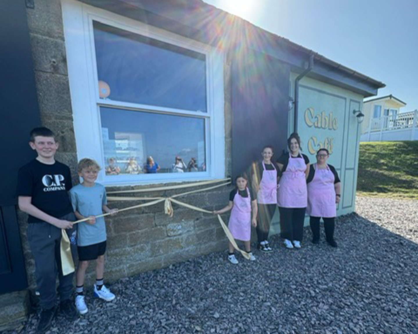 'Its been a long time coming': Cable Cafe opens at Burghead Beach