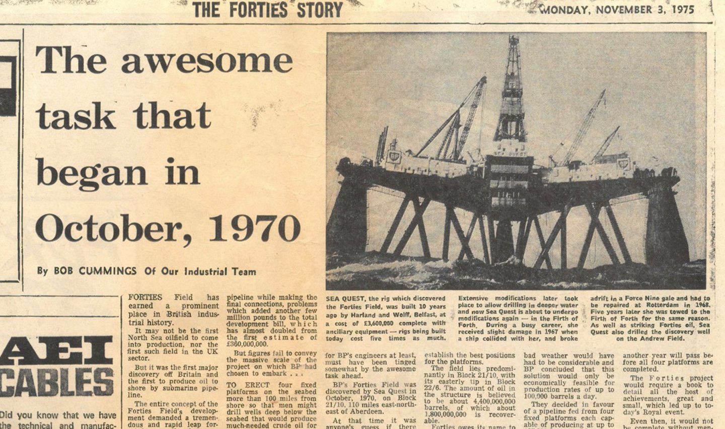 BP: 60 years in the North Sea told in 60 incredible pictures