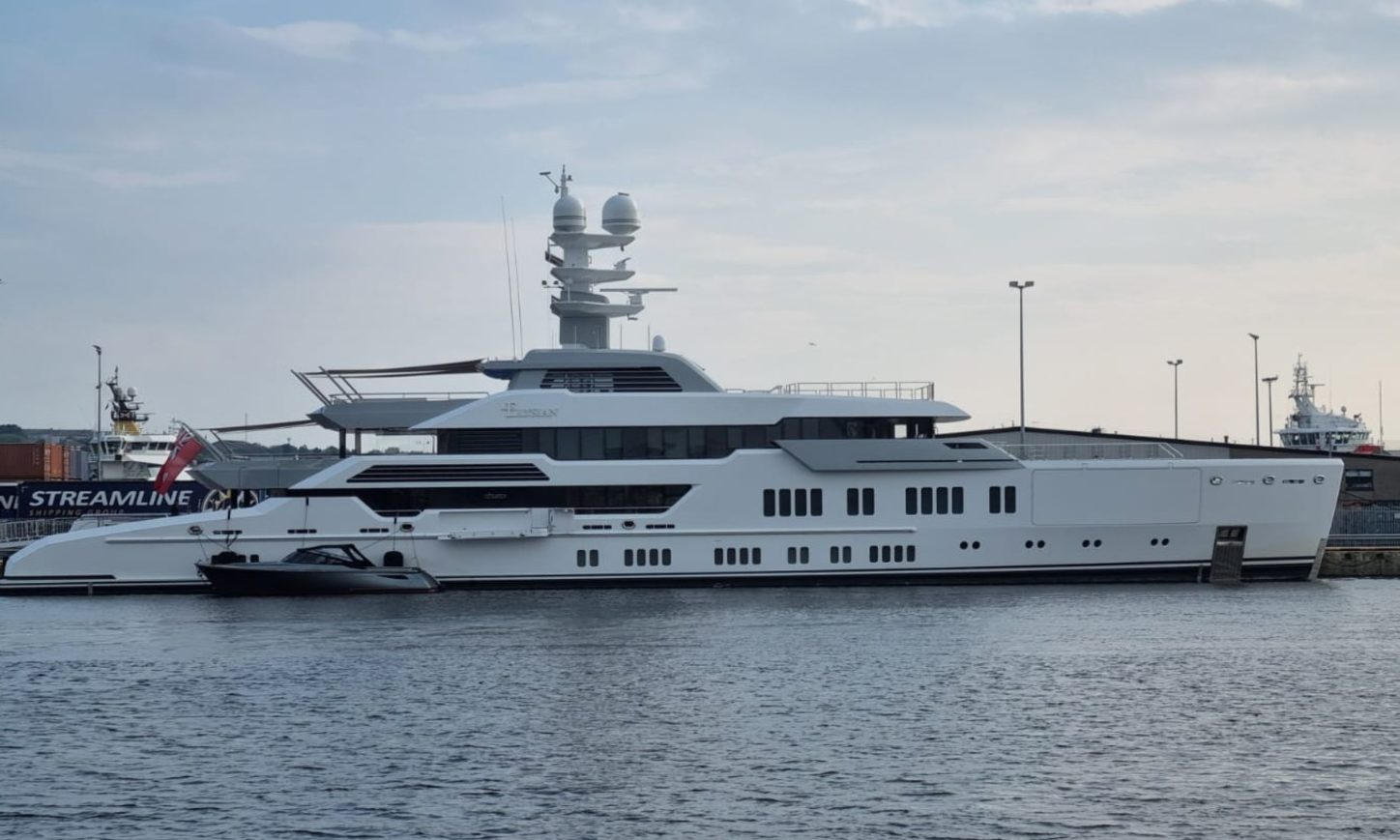 Liverpool FC owner £66 million superyacht docks in Aberdeen