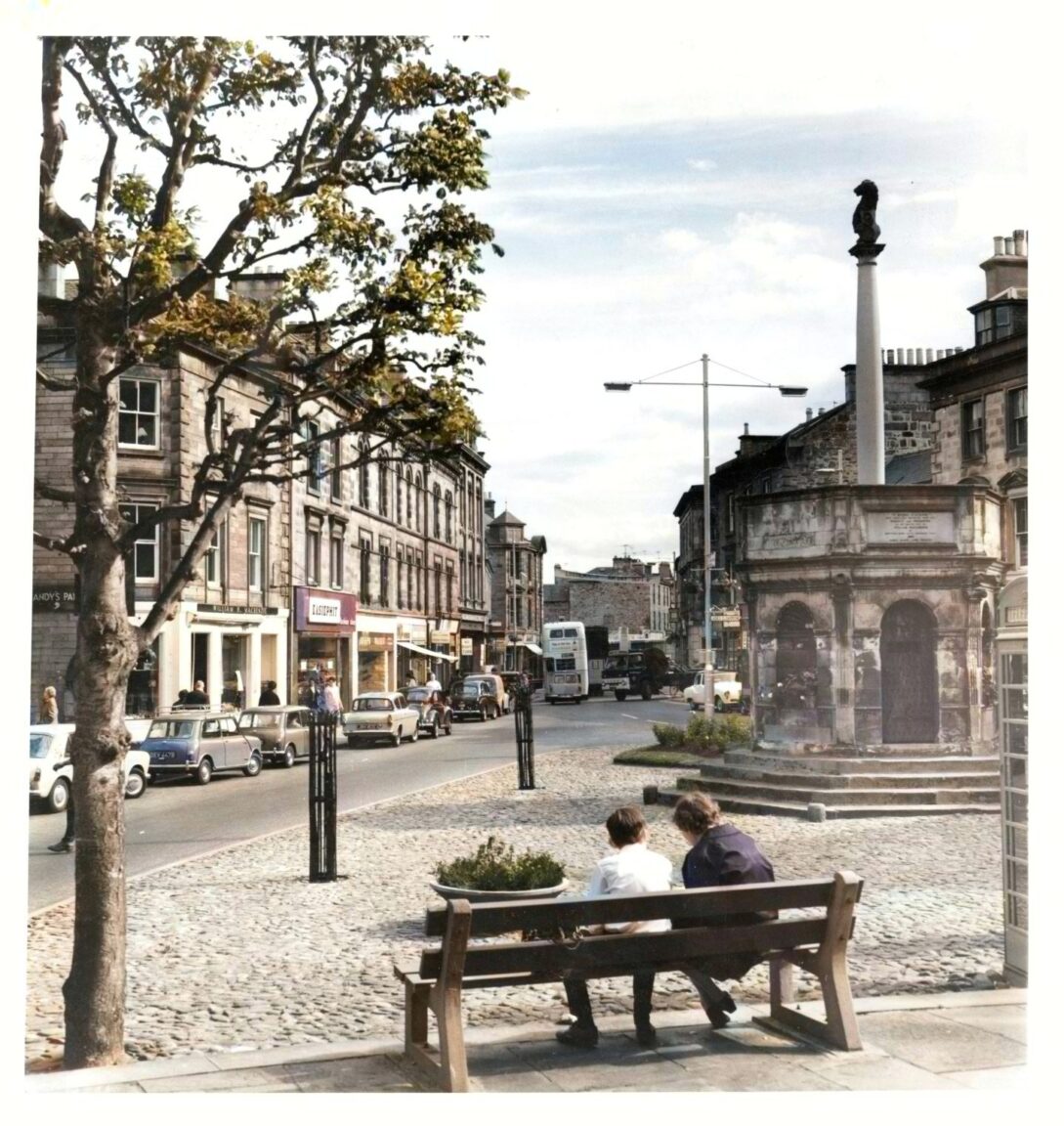 Visit a lost Elgin with black and white photos colourised for first time