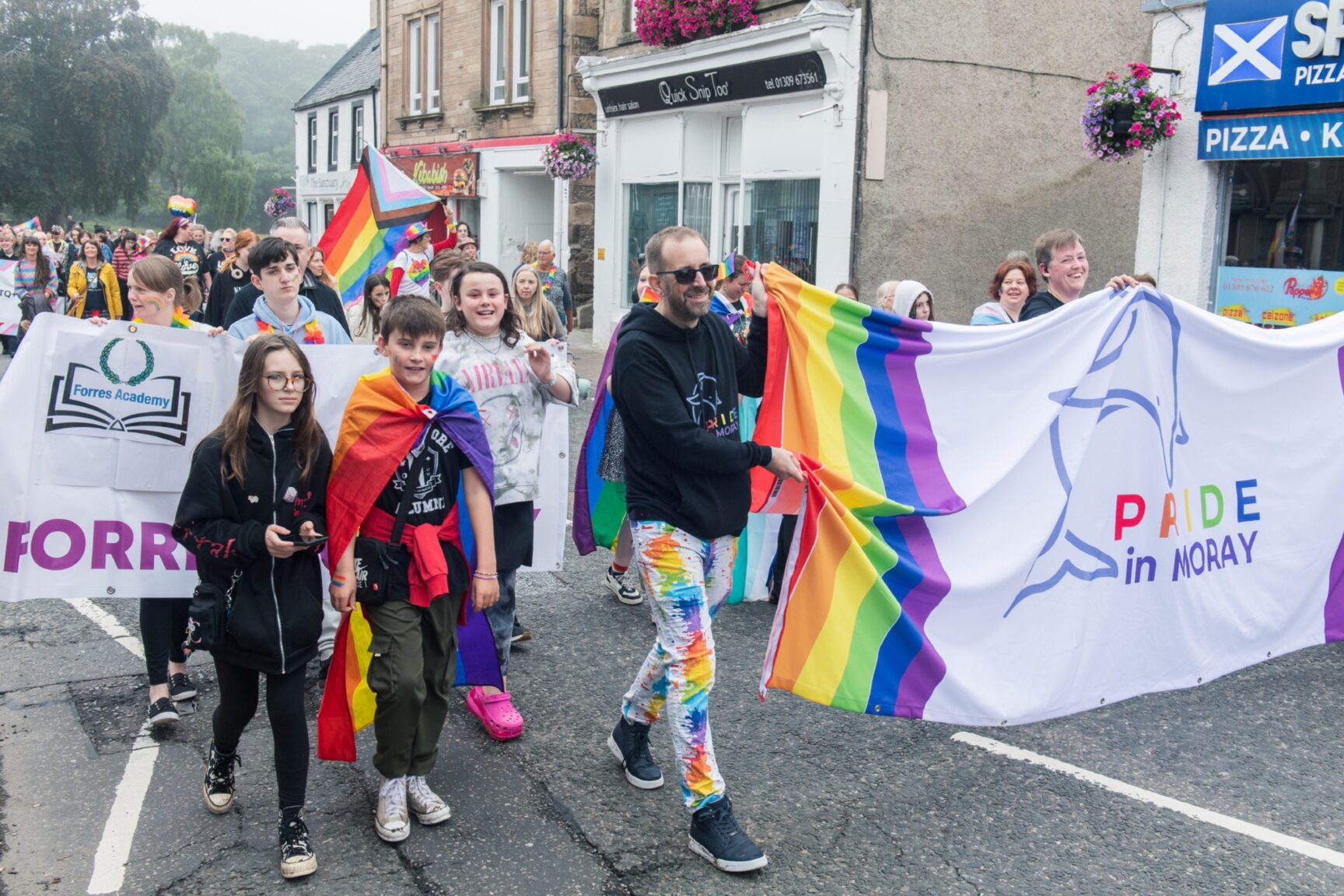 Photo gallery as hundreds attend Moray Pride 2024