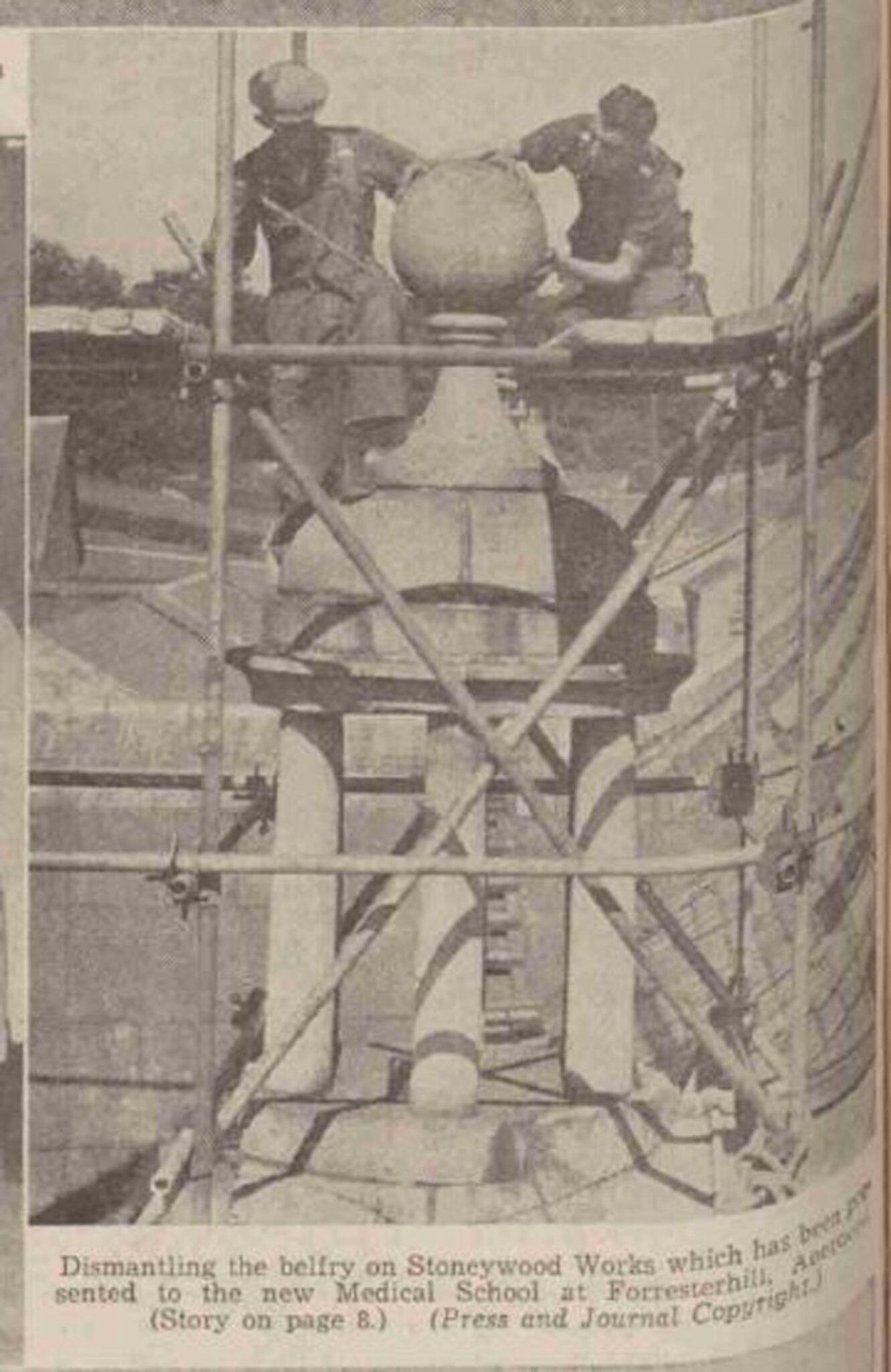 Hidden history of the old belfry on Foresterhill Campus, Aberdeen