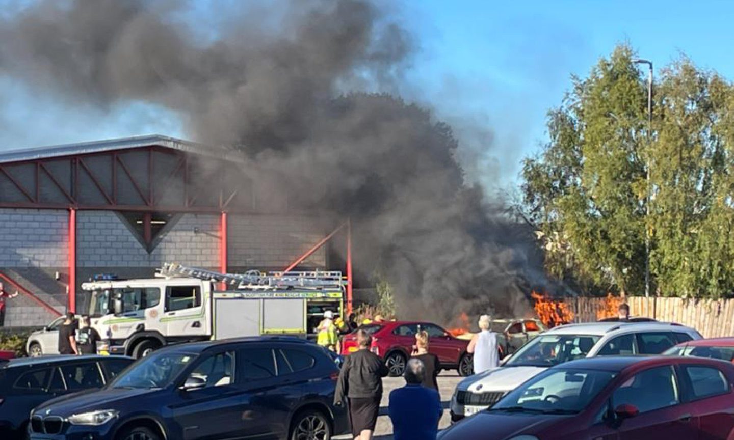 Car 'bursts into flames' in Inverurie car park