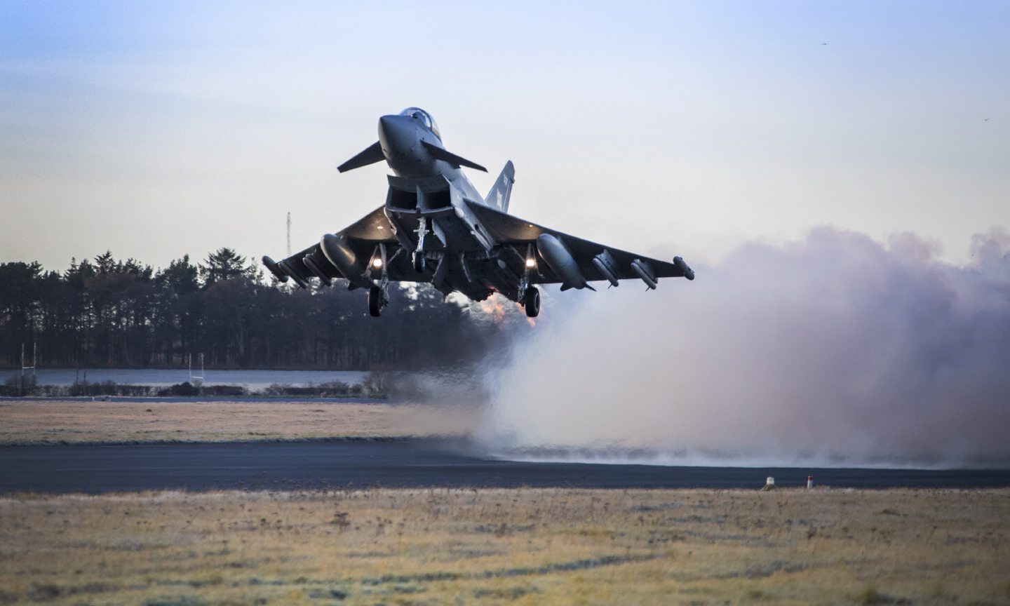 RAF Lossiemouth typhoons scrambled to intercept Russian plane