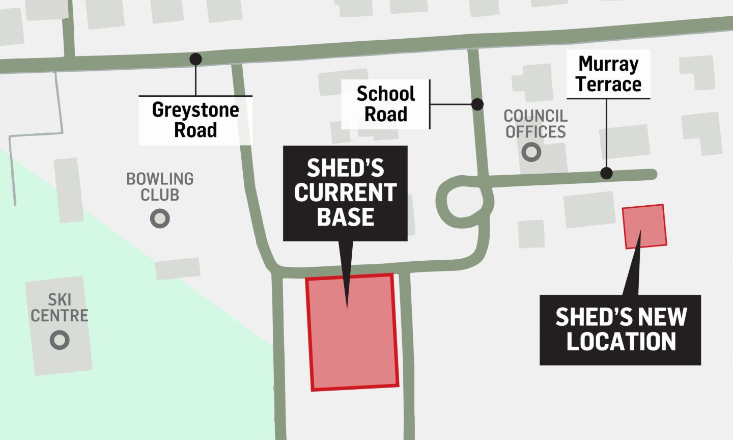 Council garages to be handed to Alford Men's Shed for just £1