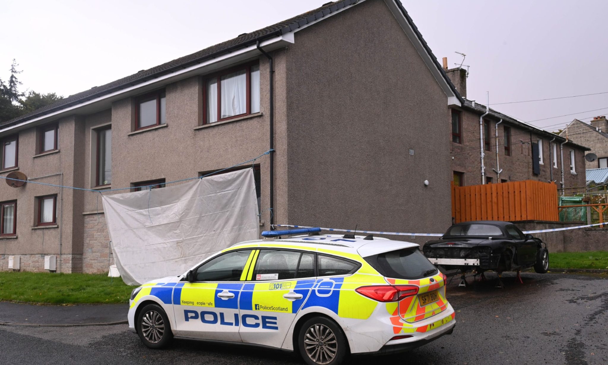 Ellon property locked down amid police investigation
