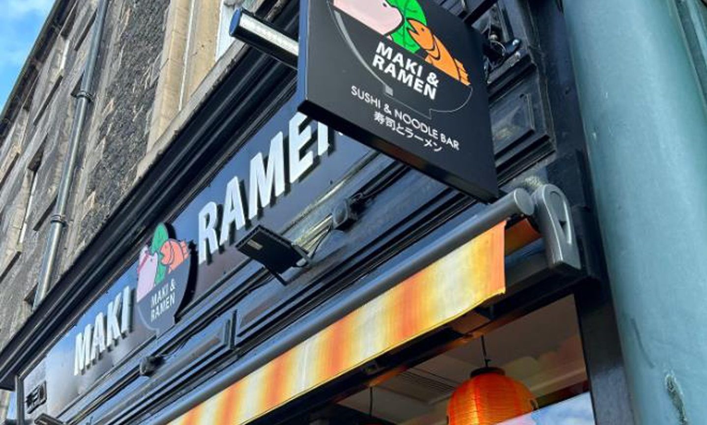 Maki & Ramen set for Union Square restaurant in Aberdeen