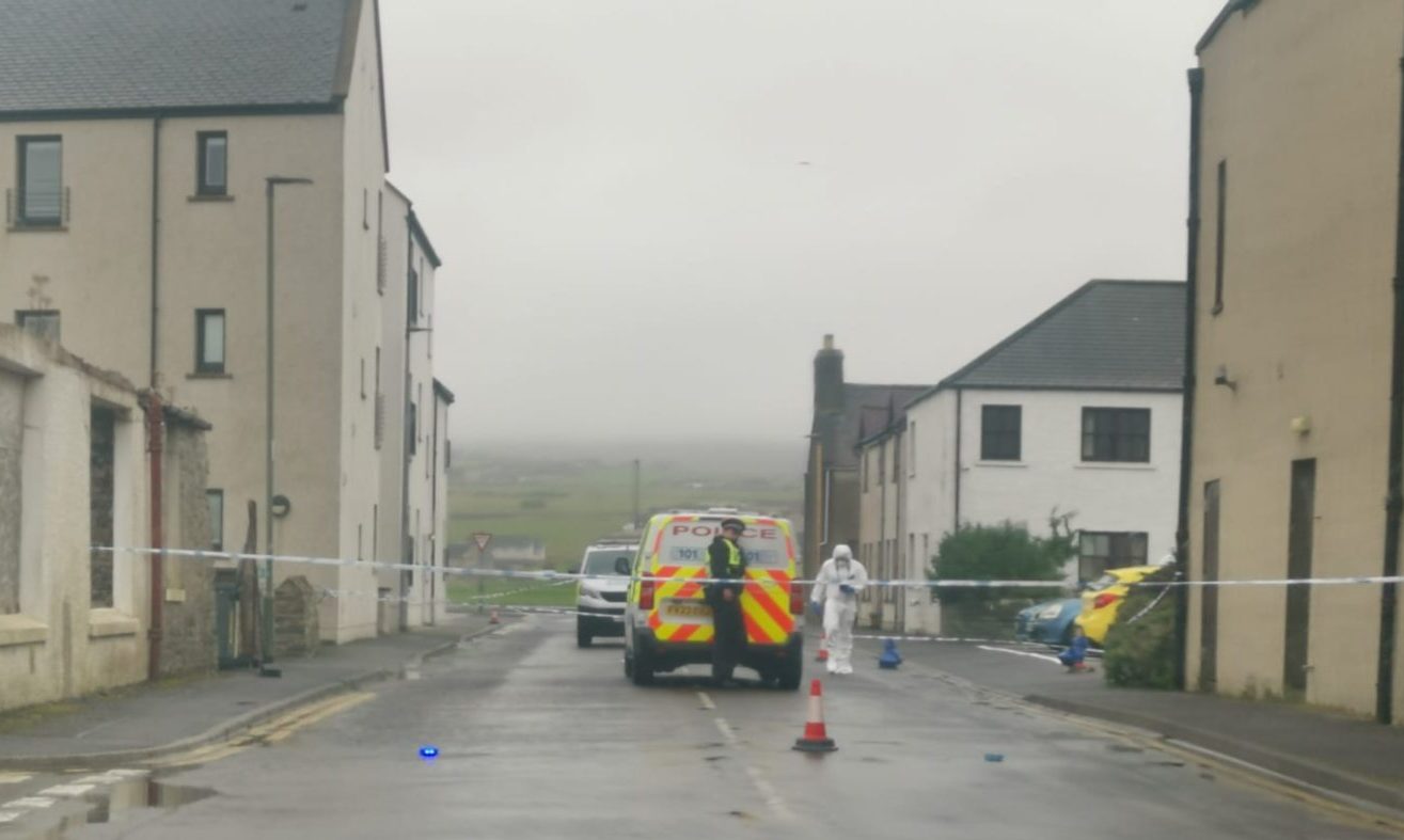 Man in critical condition after disturbance outside Orkney property