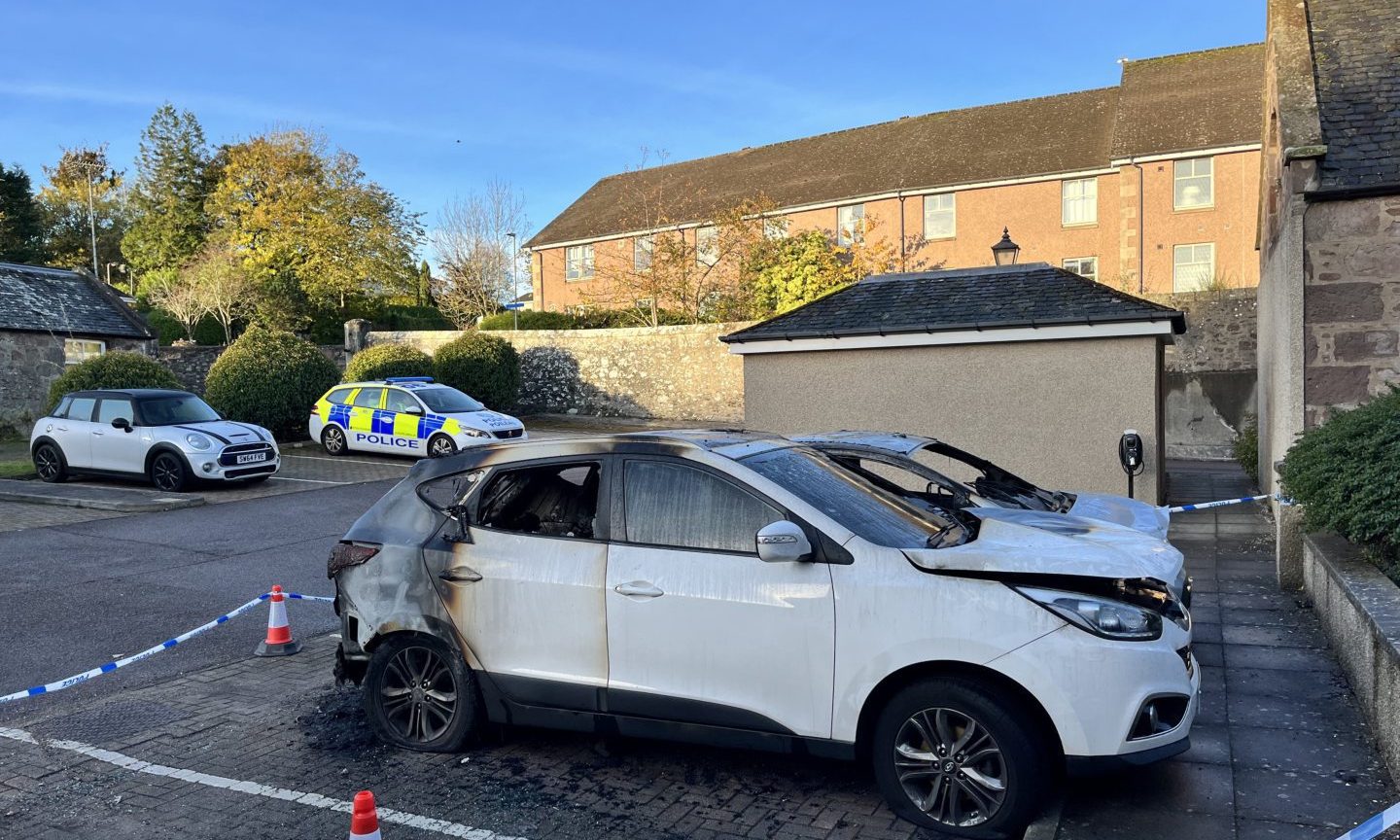 Man appears in court over two-car blaze in Stonehaven
