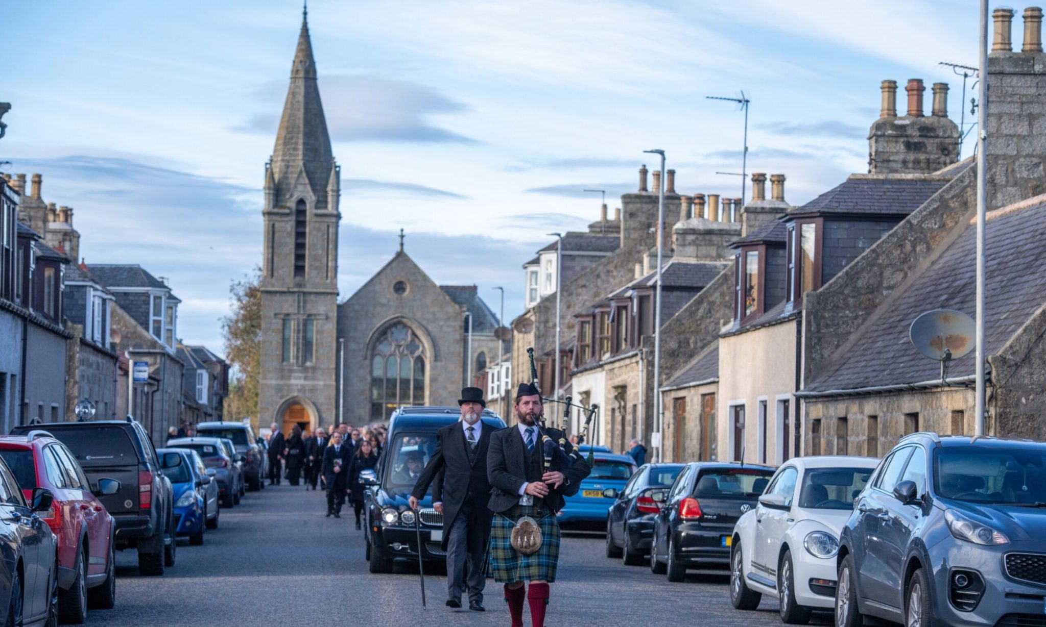Alex Salmond's family pay tribute at Strichen funeral