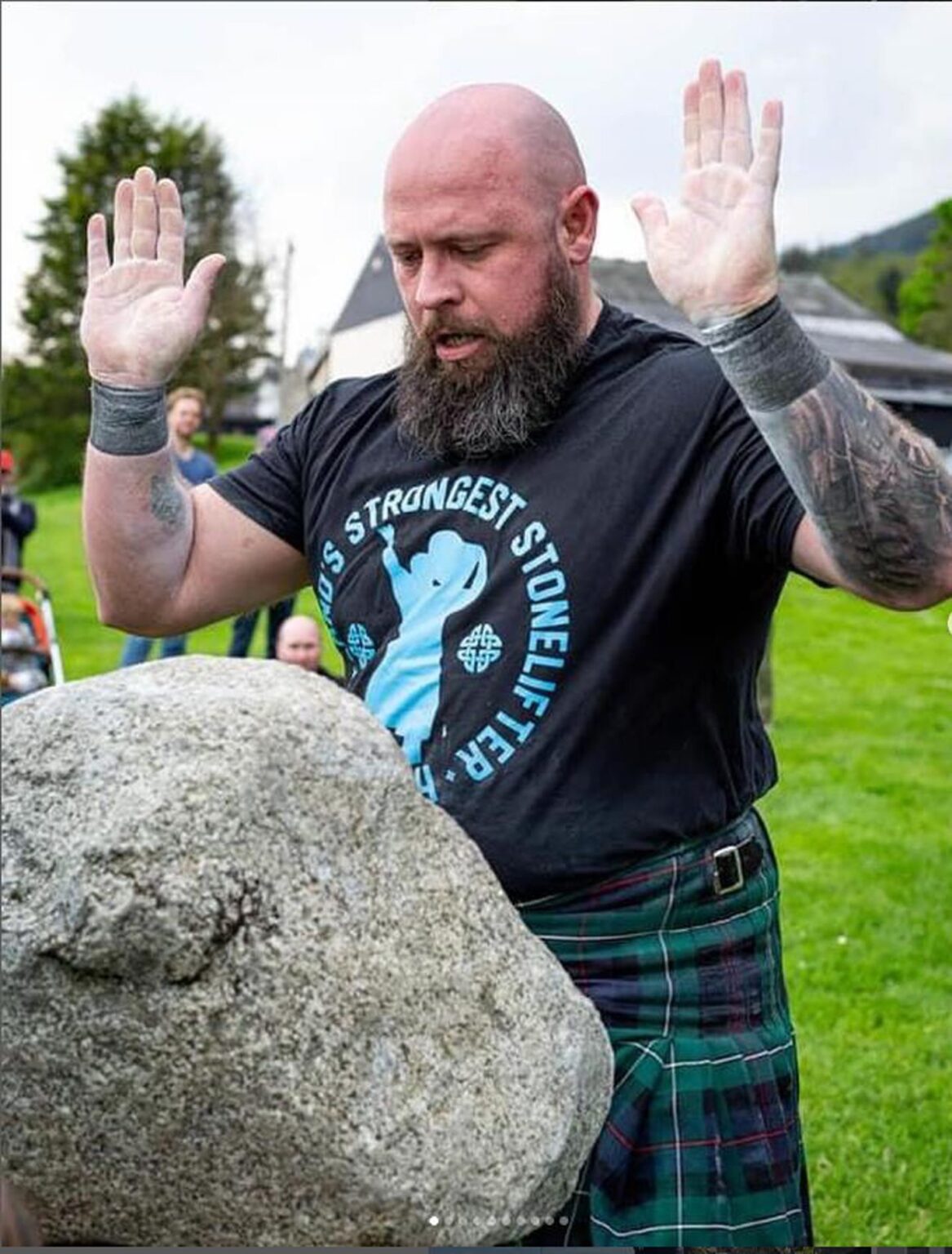 Aberdeen stone lifter is the strongest in the UK