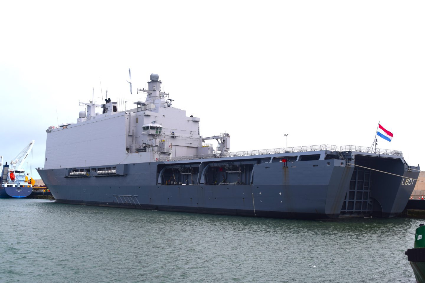 HNLMS Johan de Witt: Largest warship to visit Aberdeen