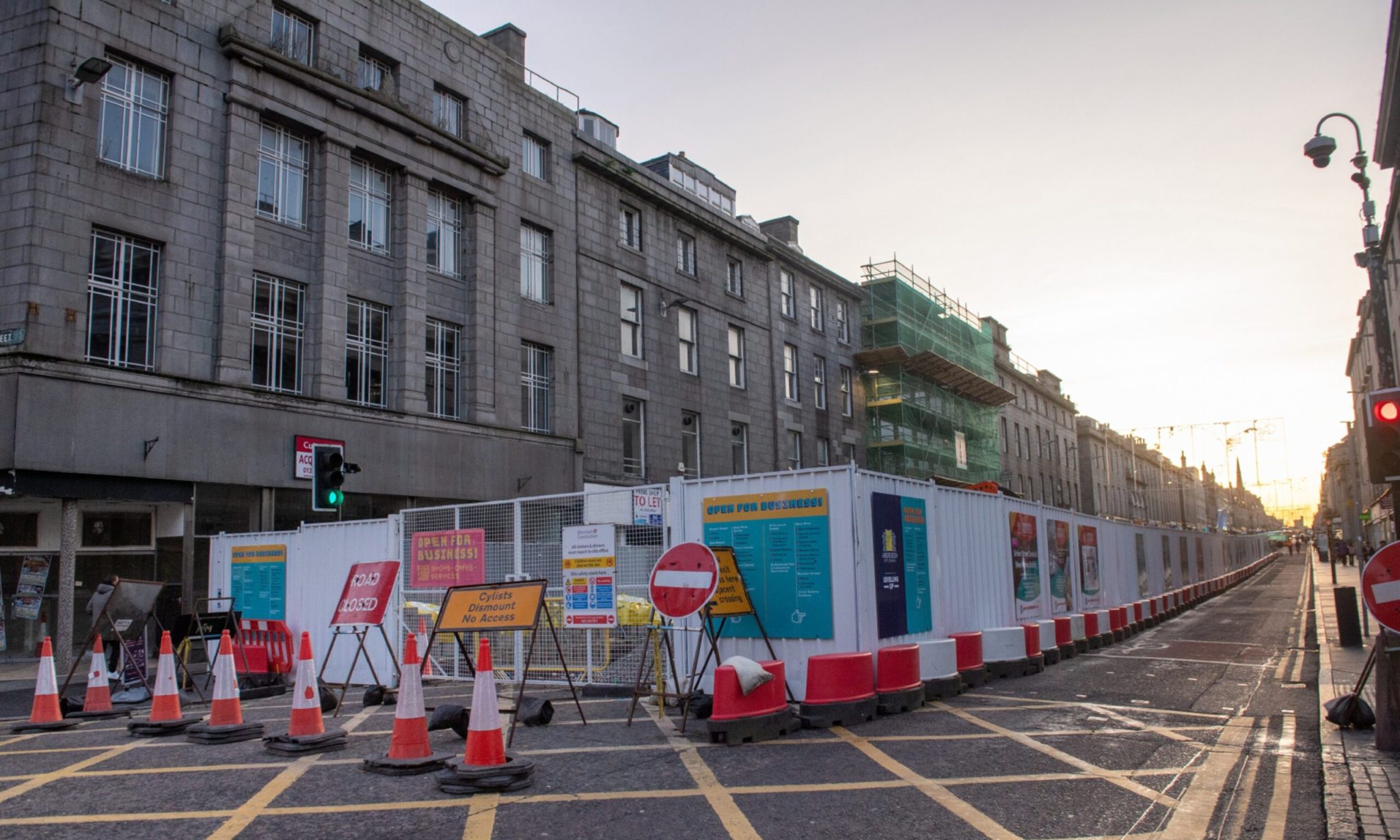 Denburn Road to close as Union Street central revamp ramps up