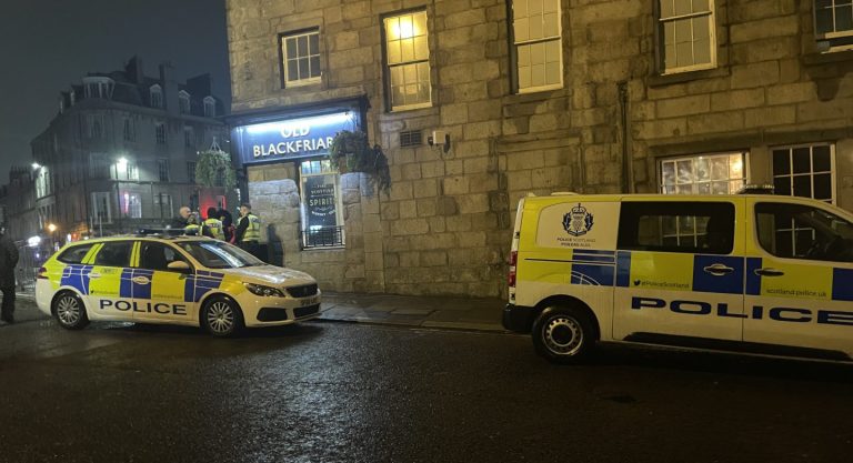 Police called to altercation at Aberdeen pub