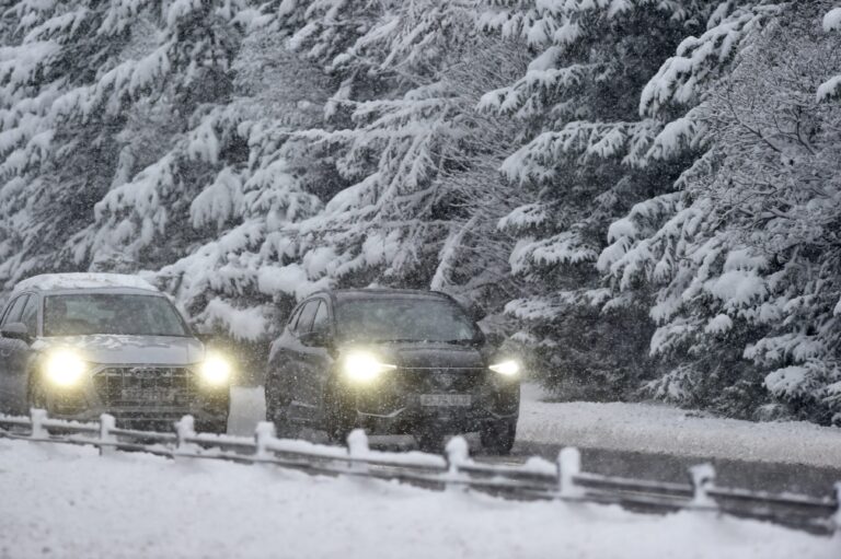 Warning for overnight snow across parts of Highlands including A9