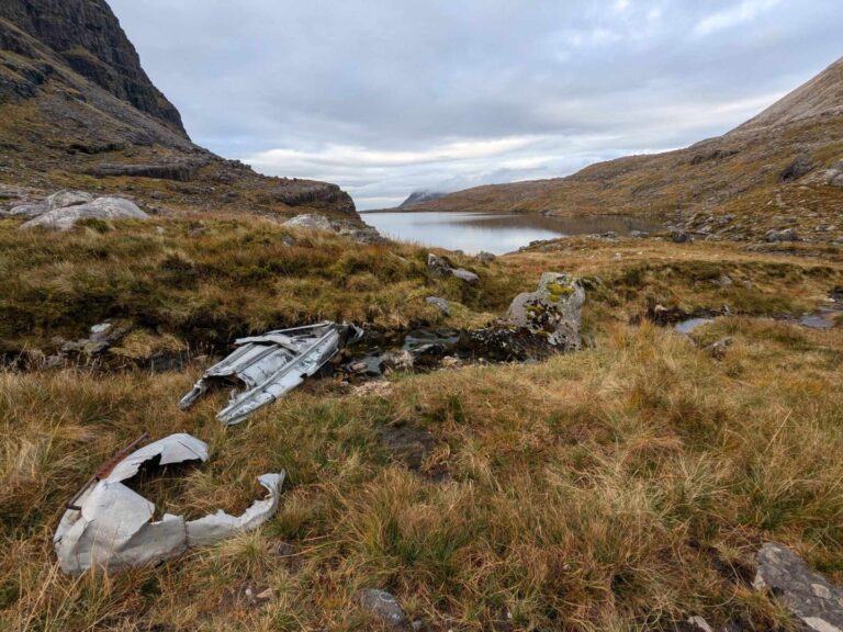 Beinn Eighe hike reveals remains of crashed Lancaster bomber