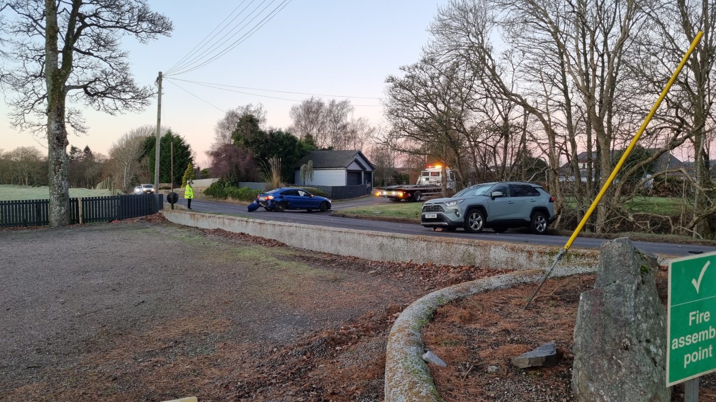 Crash closes South Deeside Road in second incident in two months