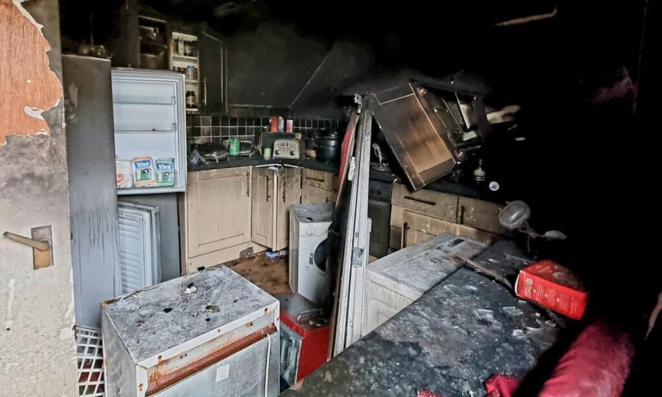 'Unsafe' Inverness home left ruined by fire up for sale