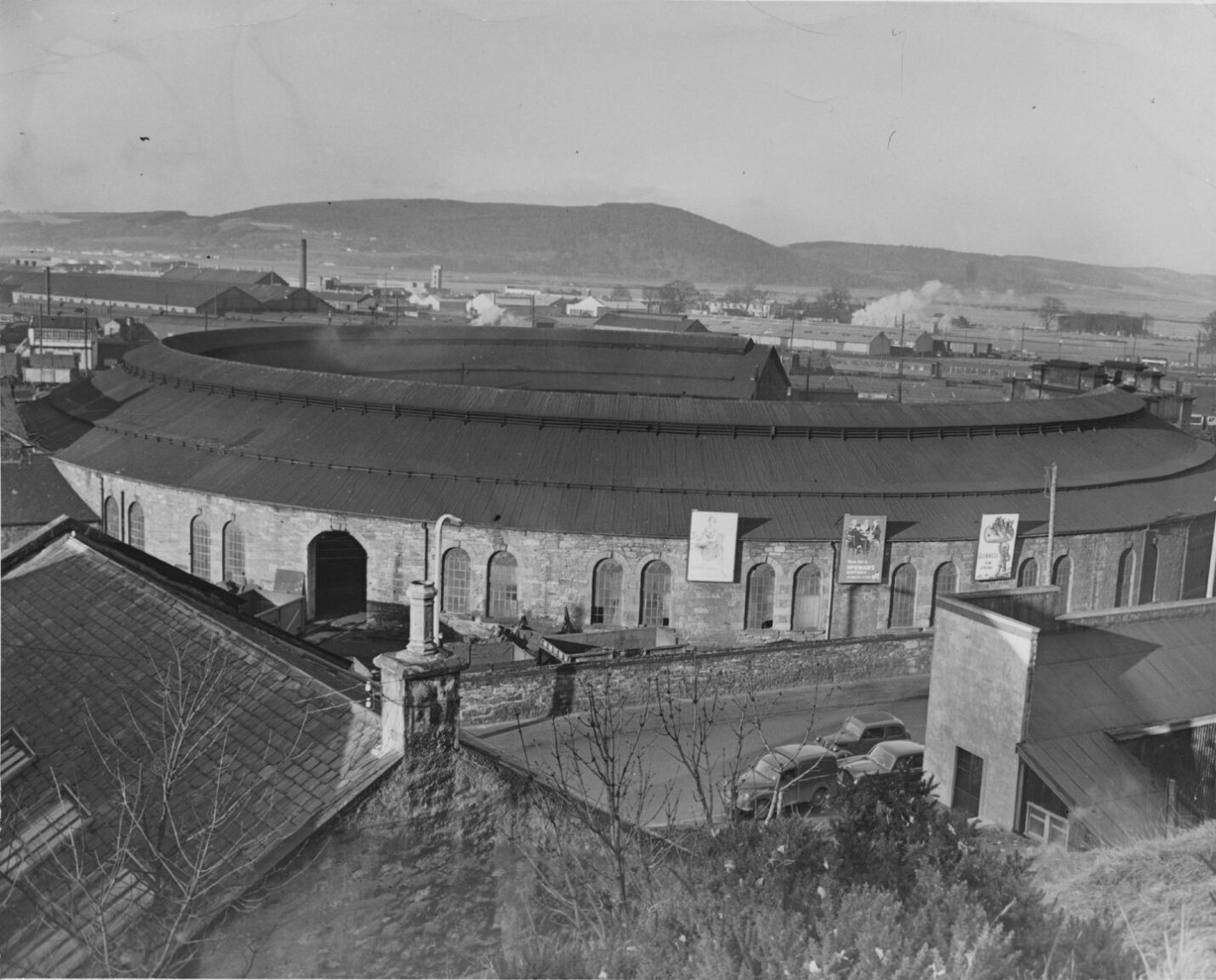 The round-house and other archive photos of Inverness Station