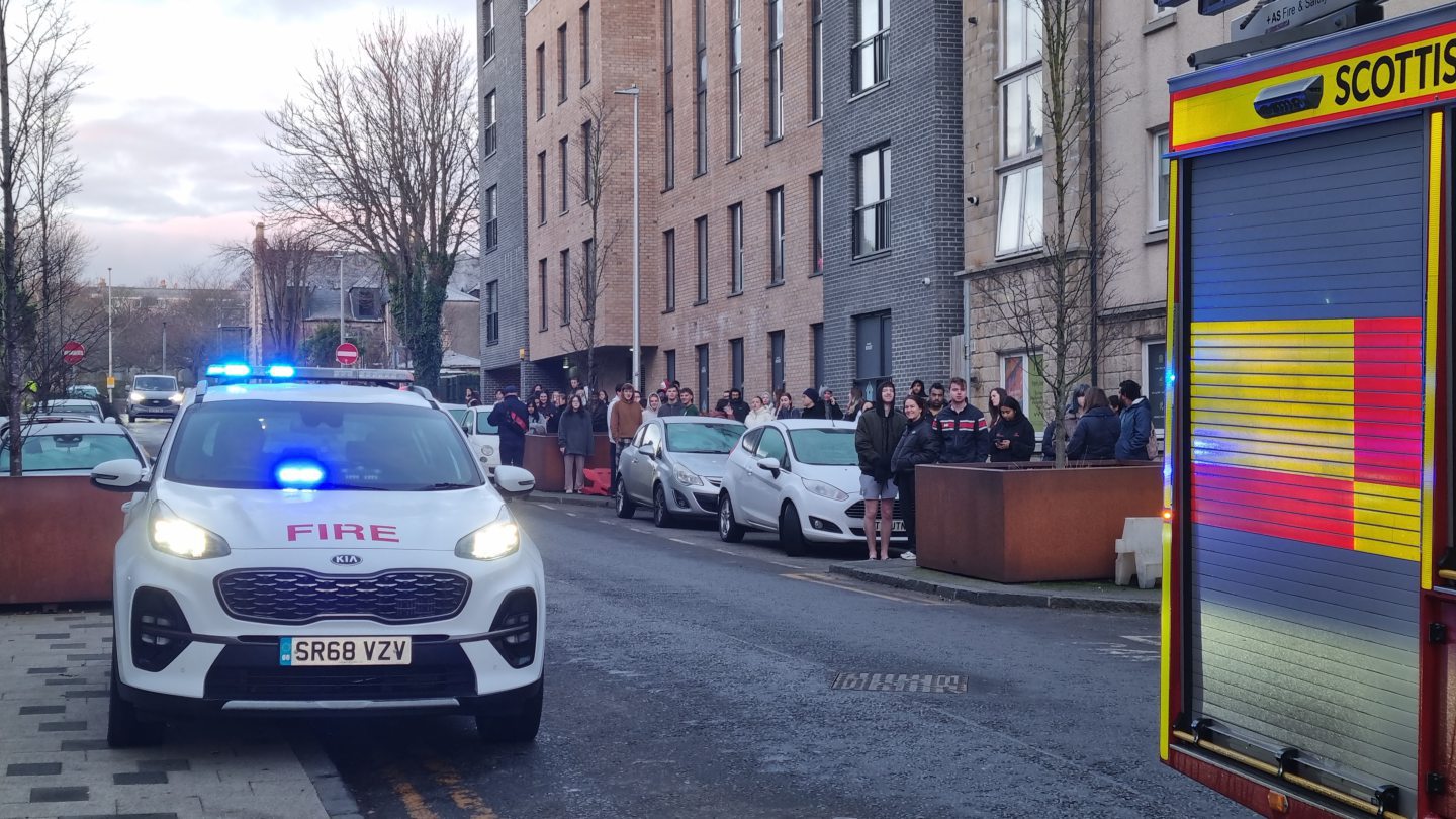 Crews battle fire at garage near Pittodrie stadium