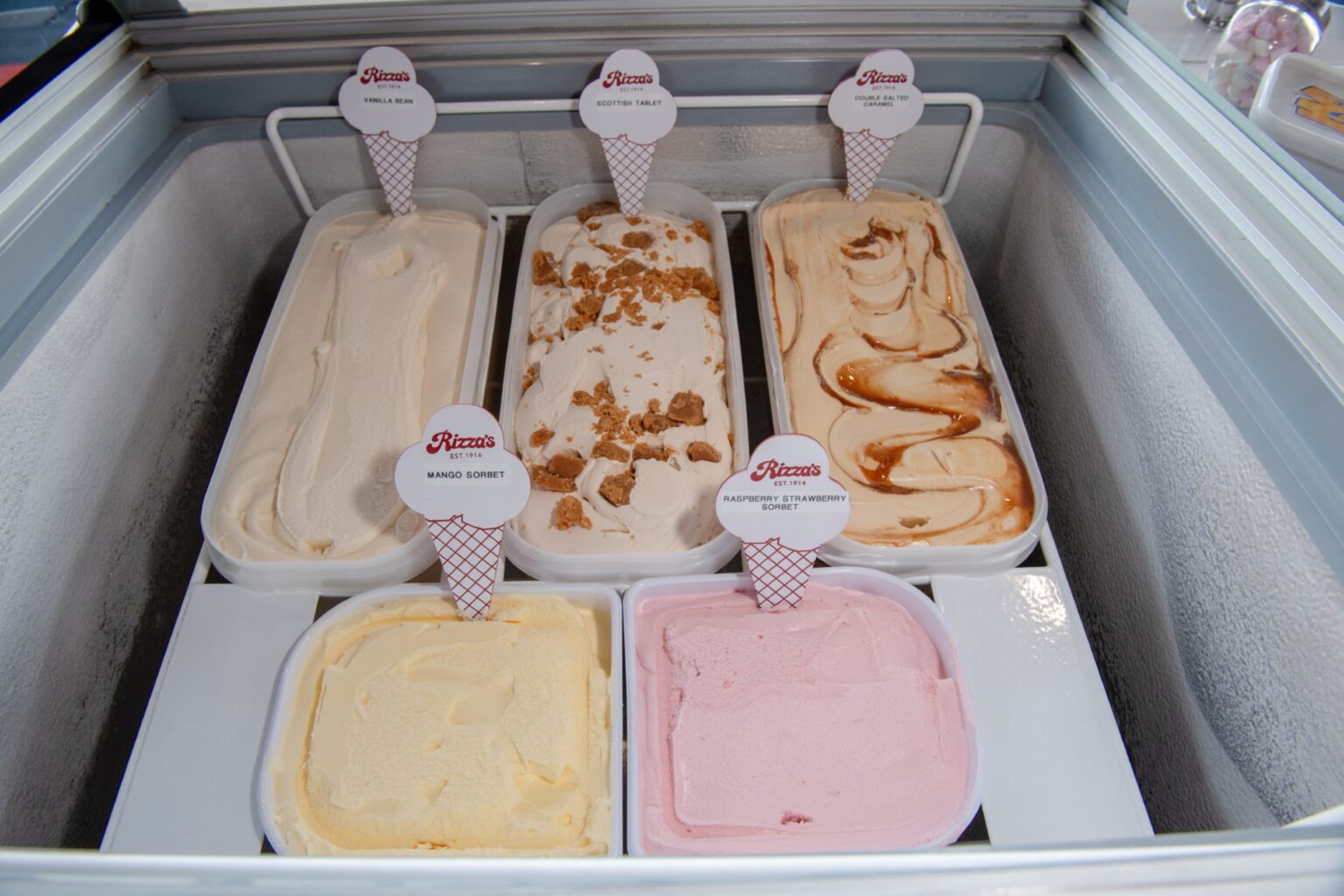 I review ice cream from legendary Rizza's in Huntly