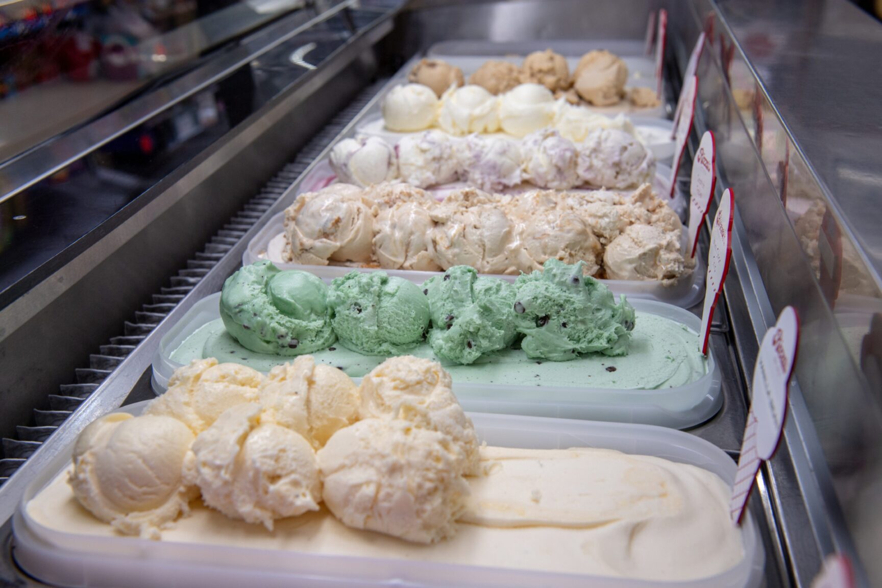 Father and son on four generations of Huntly family ice cream firm