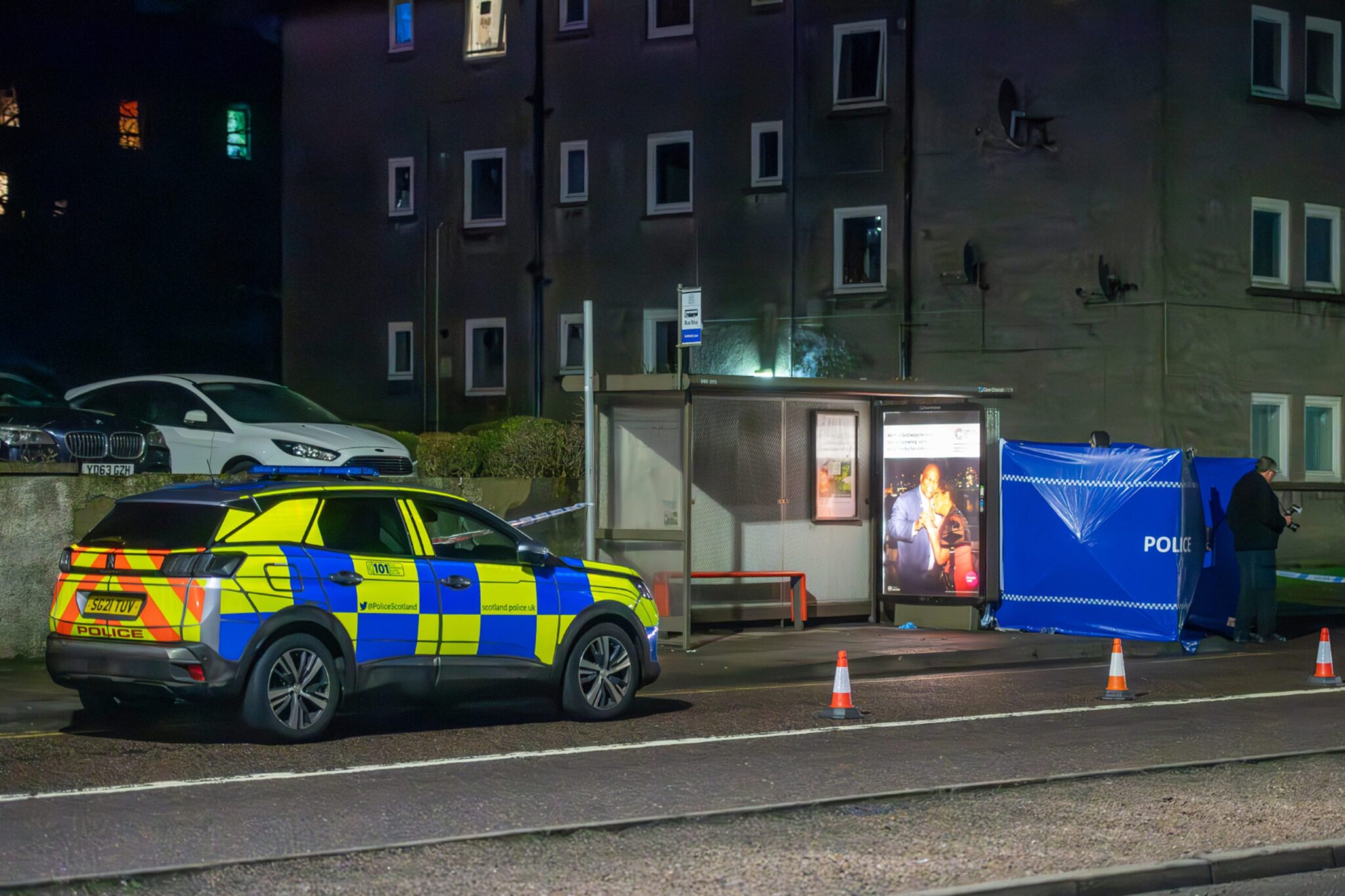 Emergency services called to Aberdeen's Great Northern Road