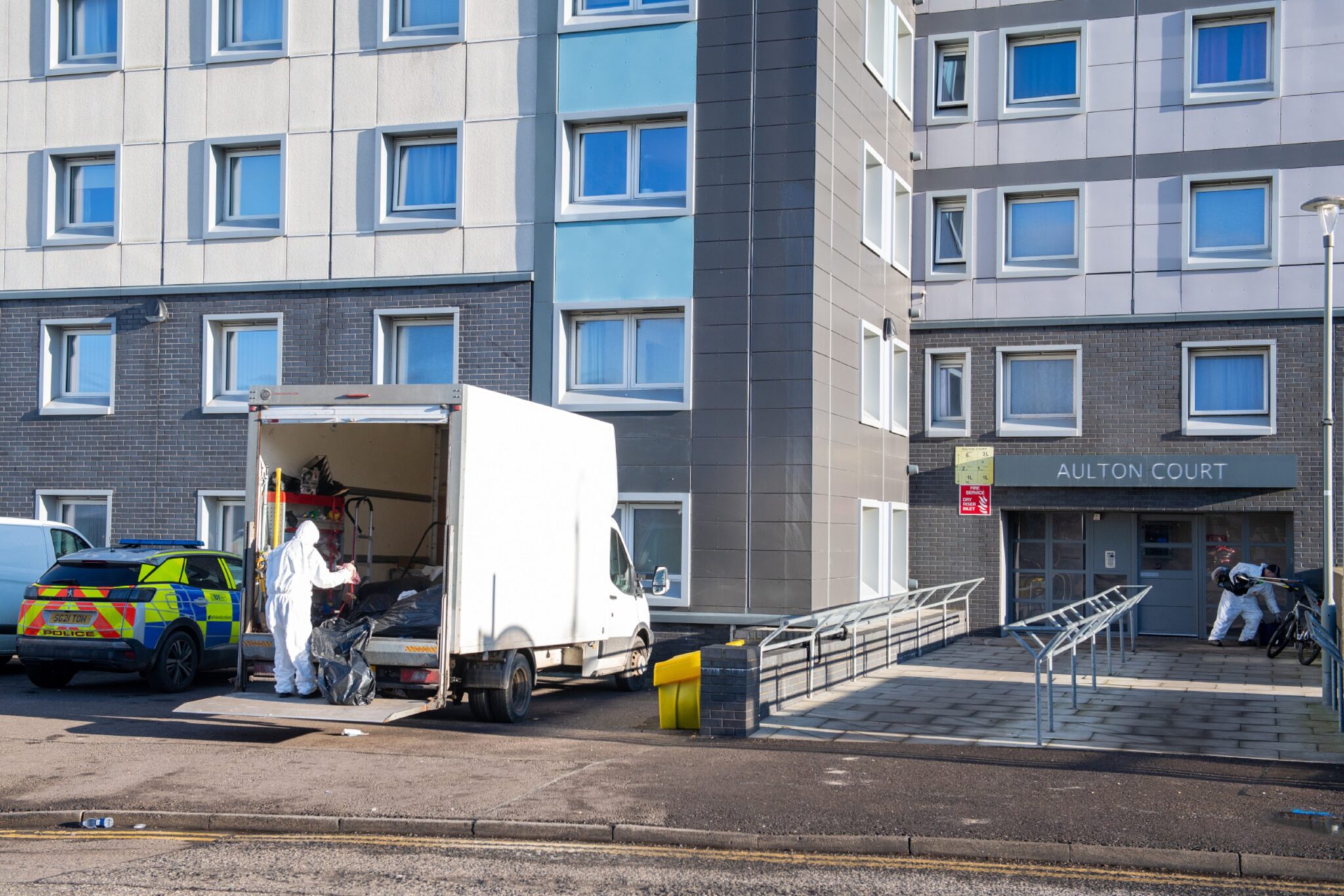 Watch: First evacuees from Aberdeen flat fire speak of panic