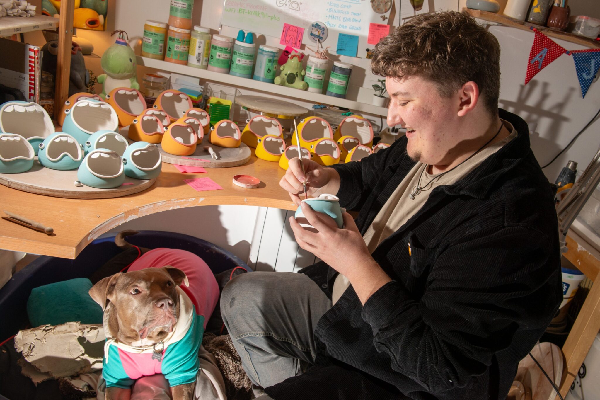 AJ Simpson opens up about life since Pottery Throwdown success