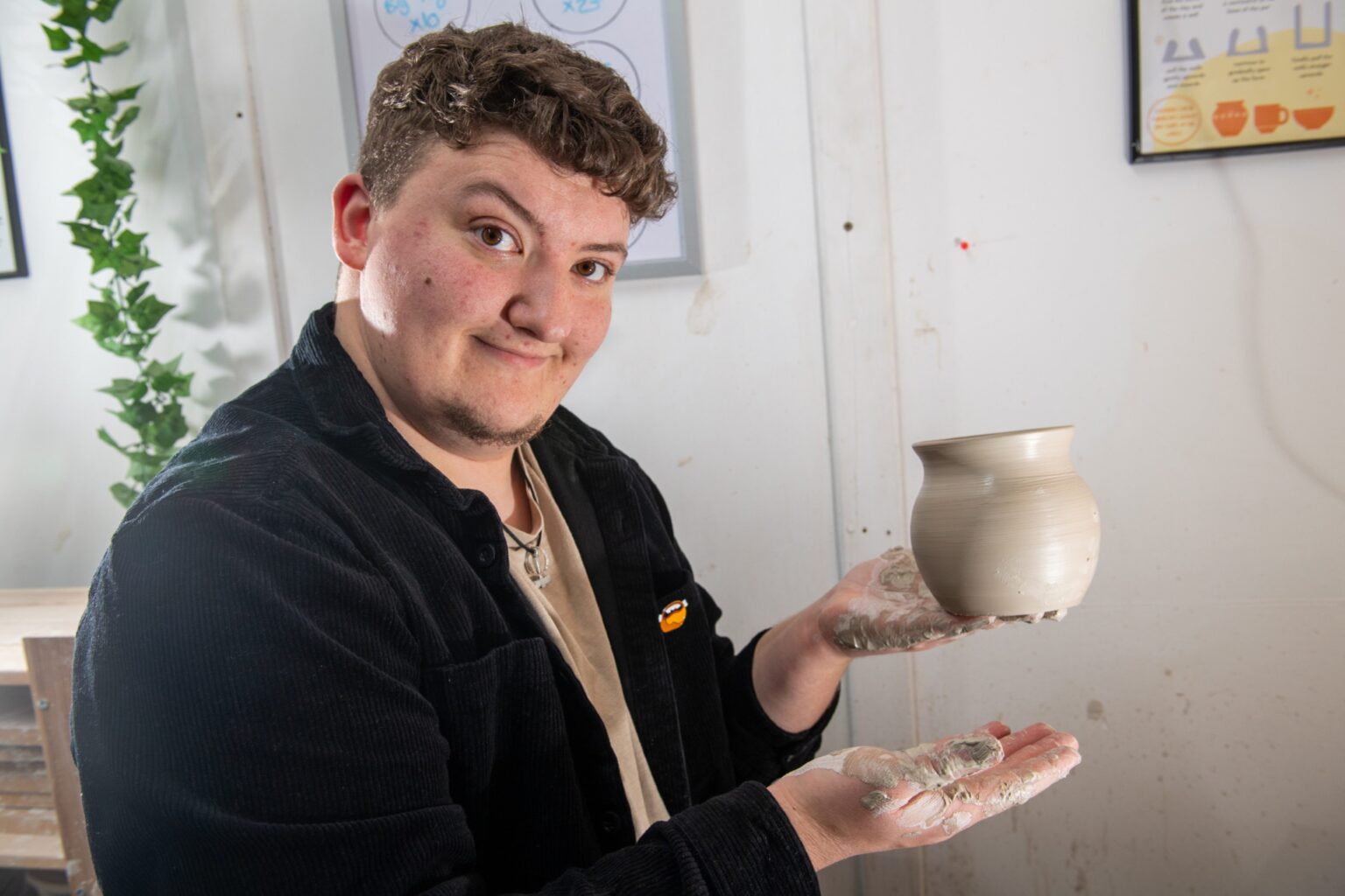 AJ Simpson opens up about life since Pottery Throwdown success