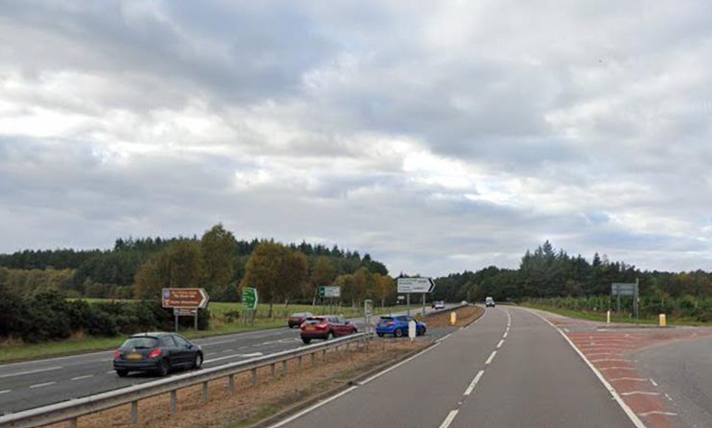 Three taken to hospital after crash on A9 south of Tore roundabout