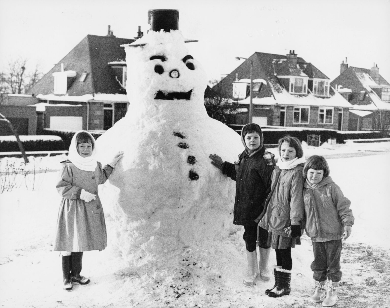 The story behind Aberdeen's famous giant snowman in 1963