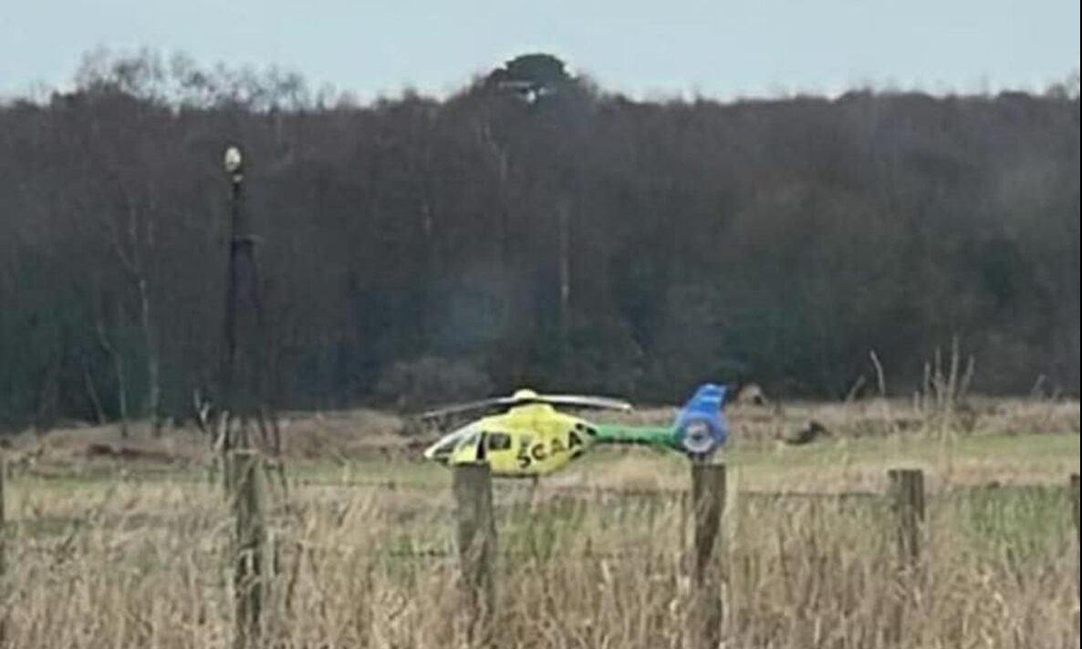 Two people hospitalised following A90 crash near Laurencekirk