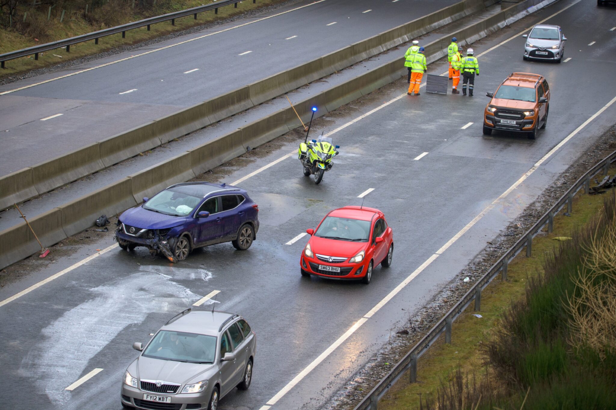 AWPR reopens after crash partially blocks busy route