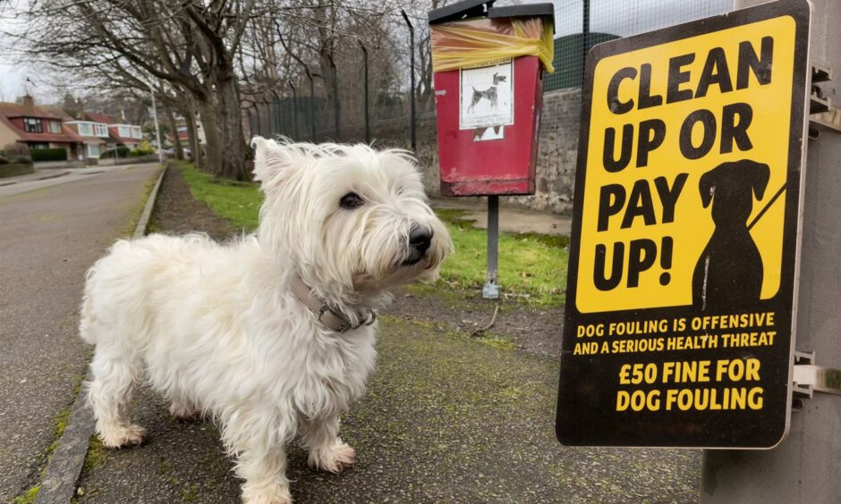 How have Aberdeen's private dog fouling and litter squad done?